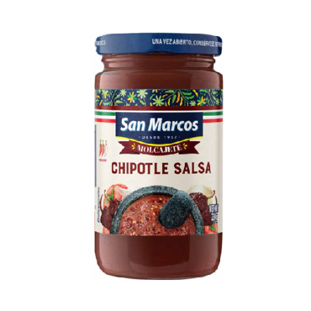 San Marcos Molcajete Chipotle Salsa 230 g – Chilimánia